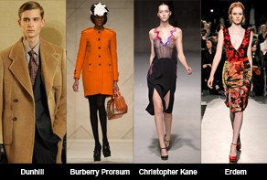 Défilés de prêt-à-porter femme Automne-Hiver 2011/2012 à Londres