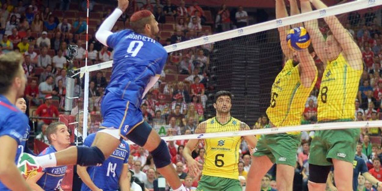 Mondial de volley-ball - La France battue par le Brésil en demi-finale