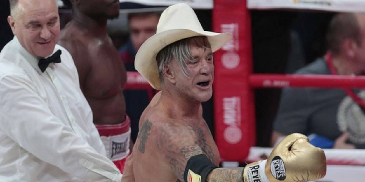 Boxe : l'incroyable victoire de Mickey Rourke, de retour sur le ring