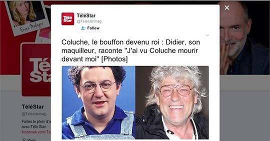 Vidéo - Mort de Coluche : son maquilleur sort du silence