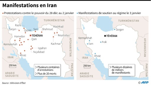 L'armée d'élite du régime en Iran proclame la fin de la "sédition"