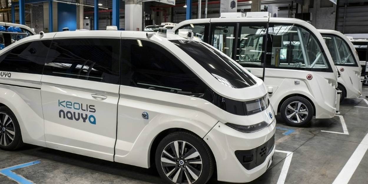 Véhicules autonomes: la startup Navya prépare son entrée en Bourse