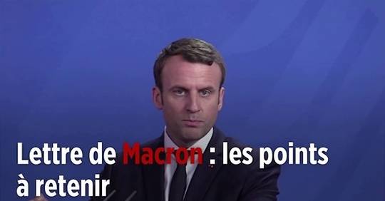 Vidéo - Lettre de Macron : les points à retenir