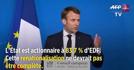 Vidéo LÉlysée Prépare La Renationalisation Partielle Dedf