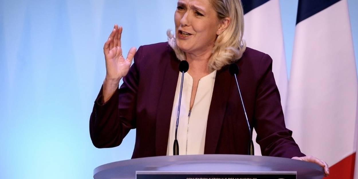 Municipales: Marine Le Pen veut fissurer la digue LR Municipales: Marine Le Pen veut fissurer la digue LR