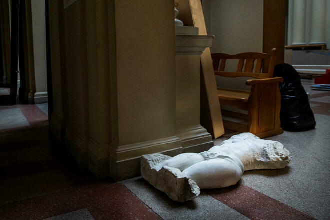 Guerre en Ukraine : opération sauvetage au musée de Lviv