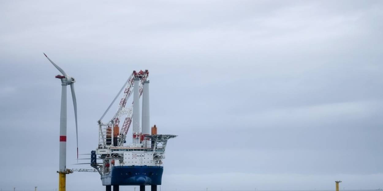 La France produit sa première électricité éolienne en mer