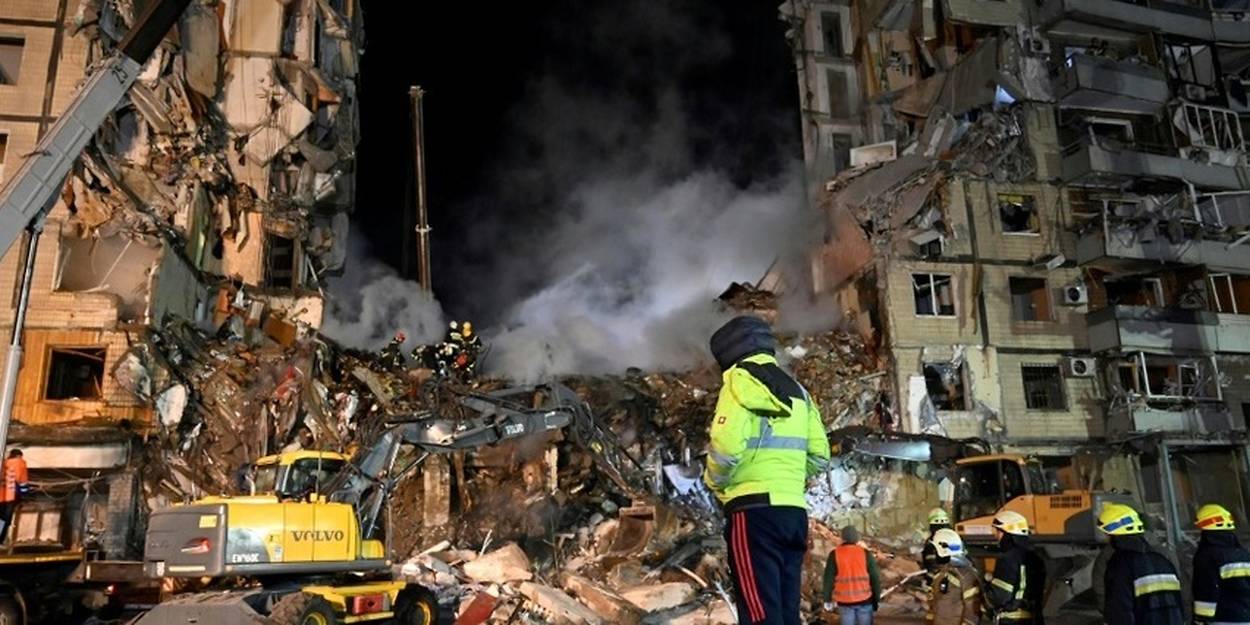 Ukraine : le bilan de la frappe à Dnipro grimpe, Moscou jure de Ukraine : le bilan de la frappe à Dnipro grimpe, Moscou jure de