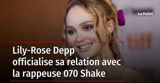 Vidéo - Lily-Rose Depp officialise sa relation avec la rappeuse 070 Shake