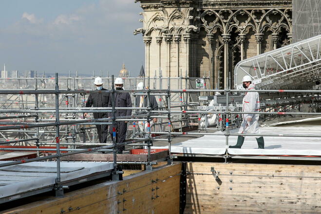 Notre-Dame de Paris : orphelin, le chantier continue
