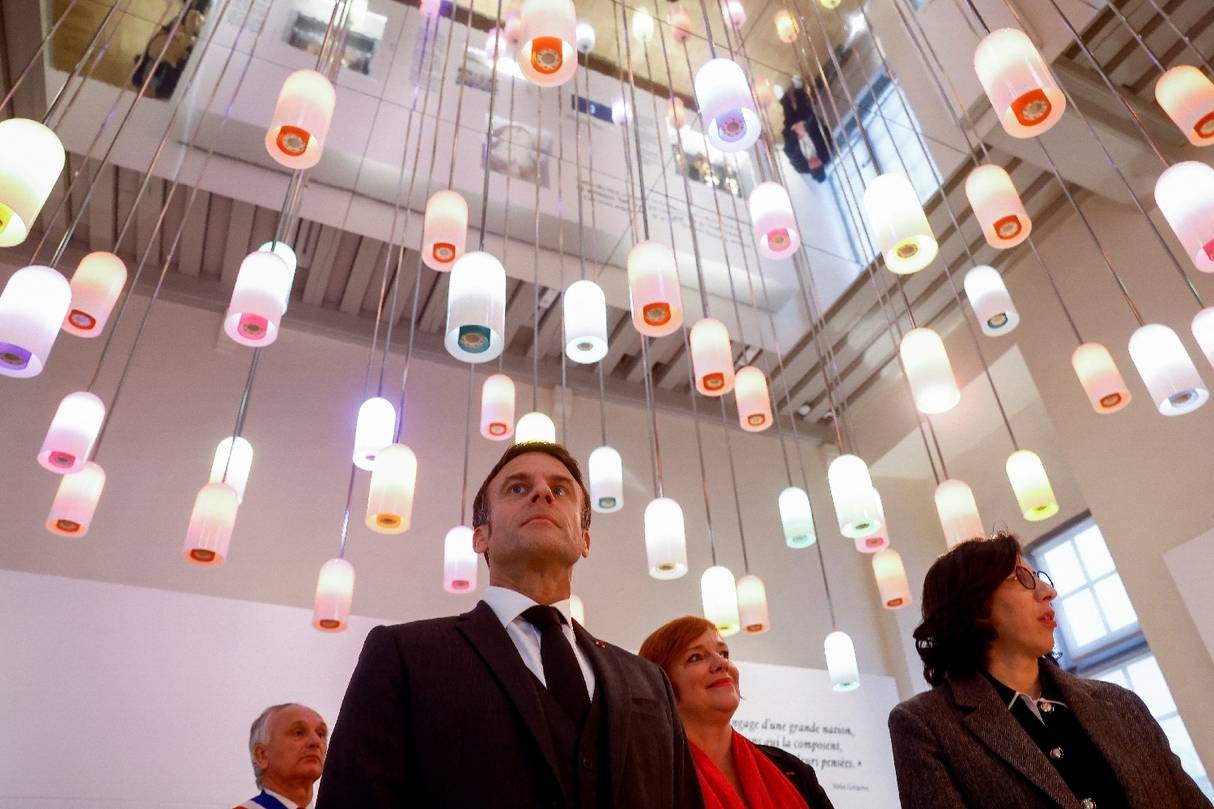 Macron inaugure sa Cité pour la langue française, "ciment" de la nation