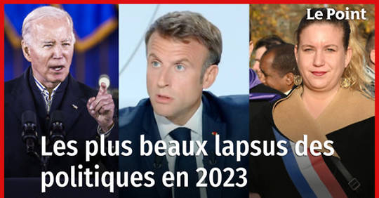 Vidéo - Les plus beaux lapsus des politiques en 2023