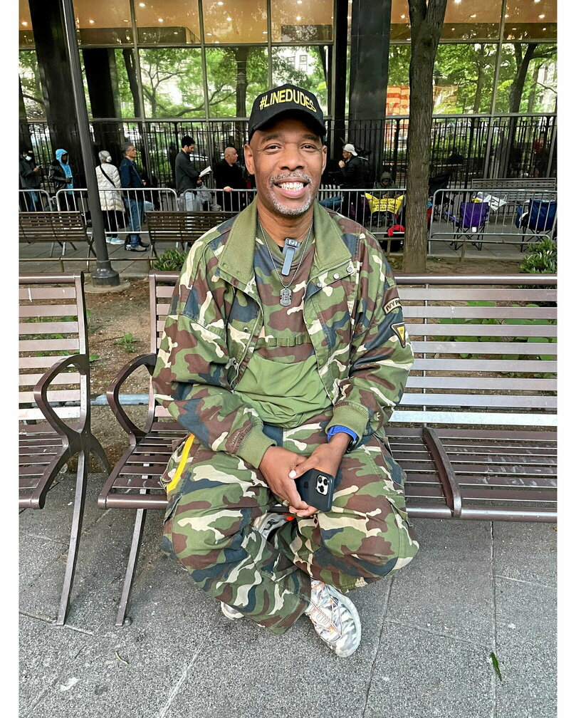 Au procès de Donald Trump, le business des « line-sitters