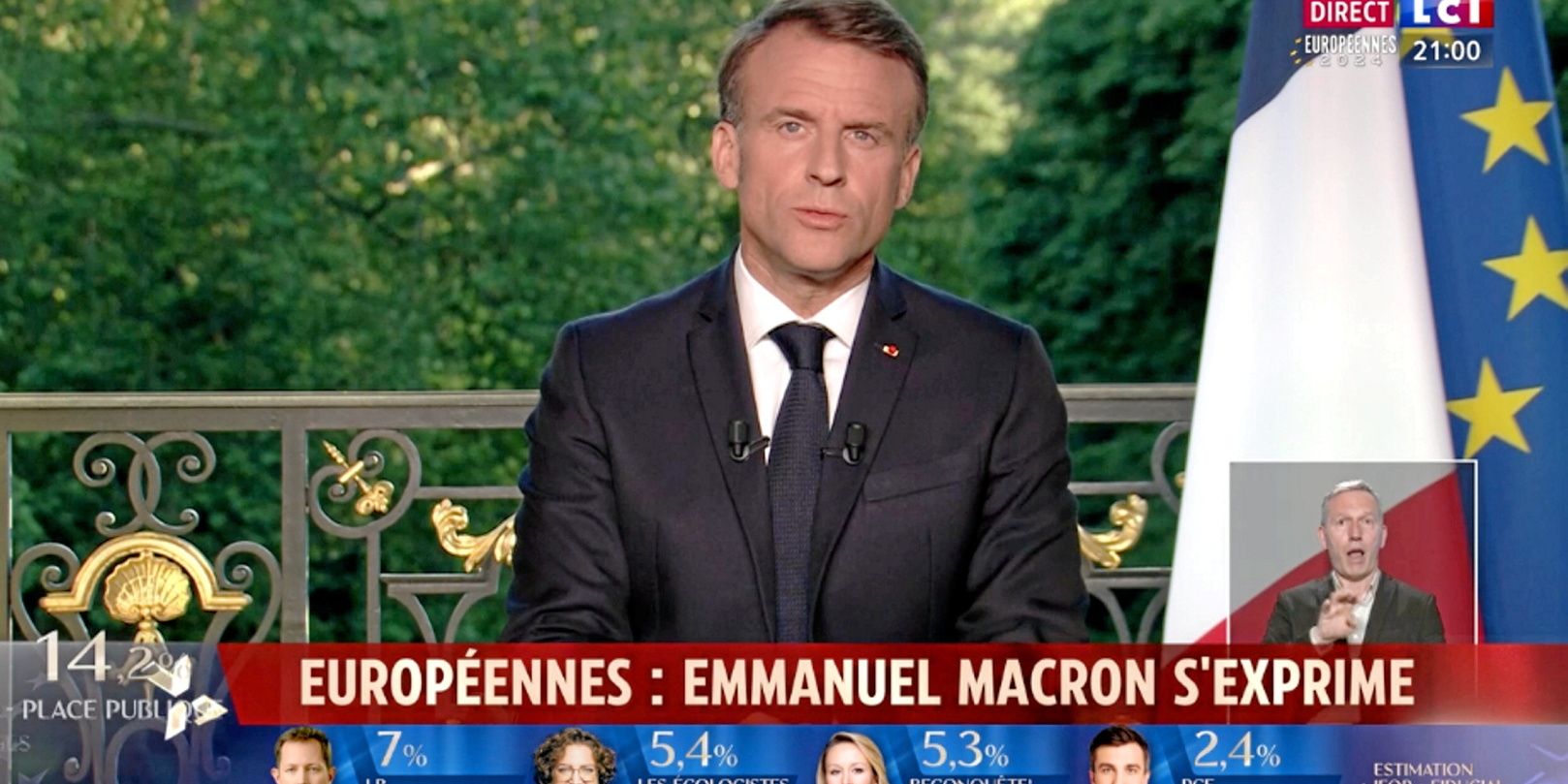 Européennes : Emmanuel Macron annonce une dissolution de l’Assemblée nationale