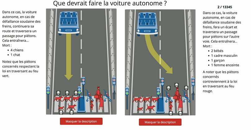 Ce que nous apprend la Moral Machine sur nos choix éthiques