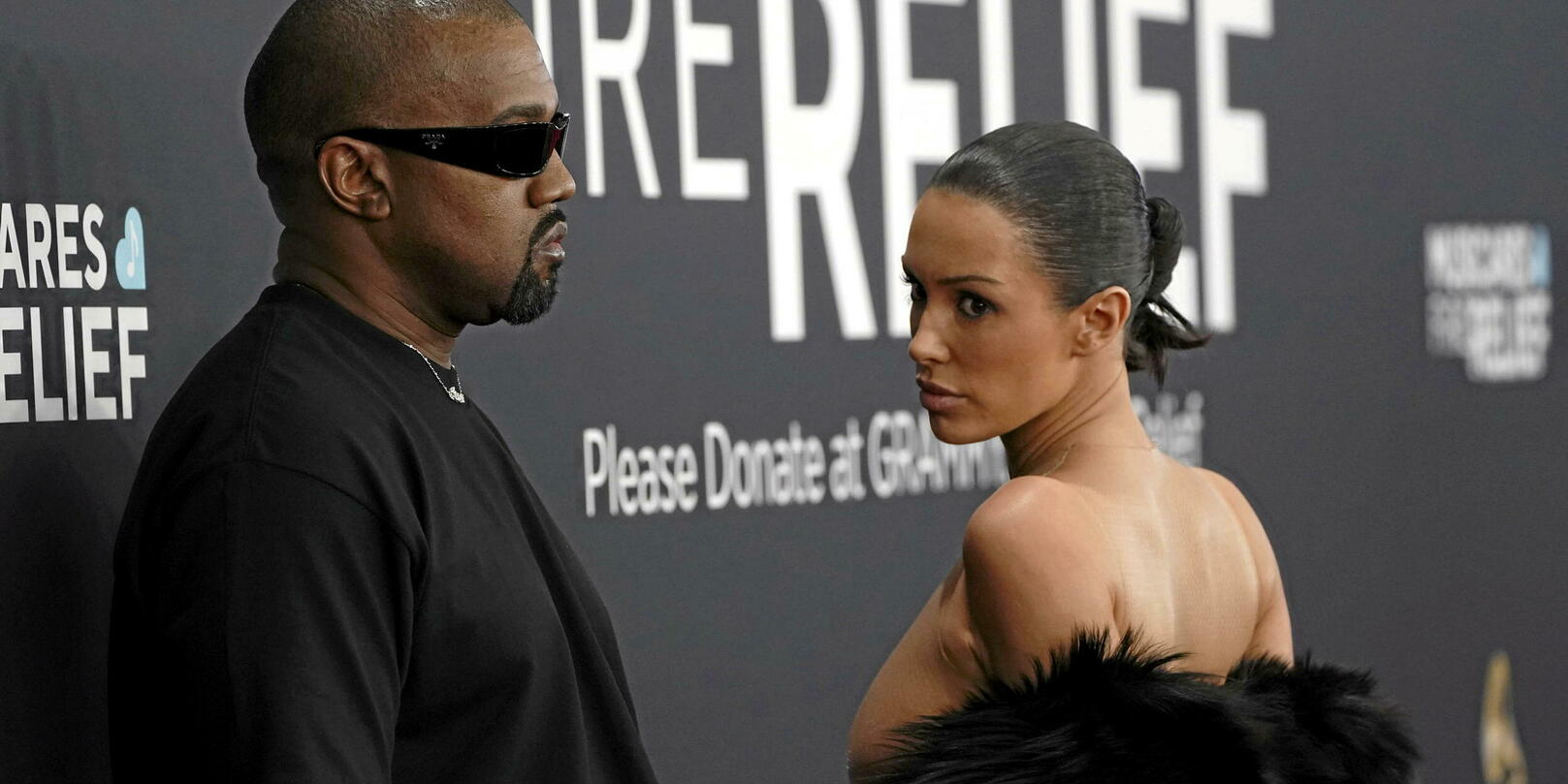 Kanye West, Bianca Censori et Sa Transparent Robe Aux Grammy - Germanic ...