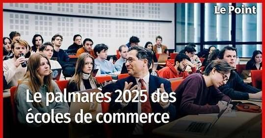 Vidéo - Le palmarès 2025 des écoles de commerce