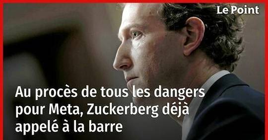 Vidéo - Au procès de tous les dangers pour Meta, Zuckerberg déjà appelé ...