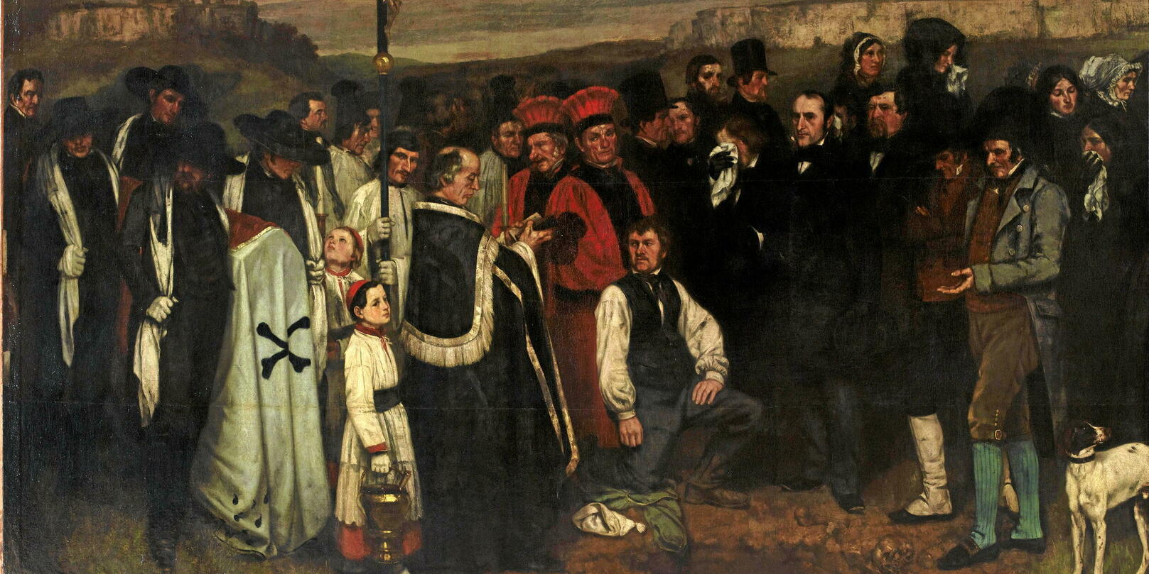 Ce tableau de Gustave Courbet va se transformer sous vos yeux